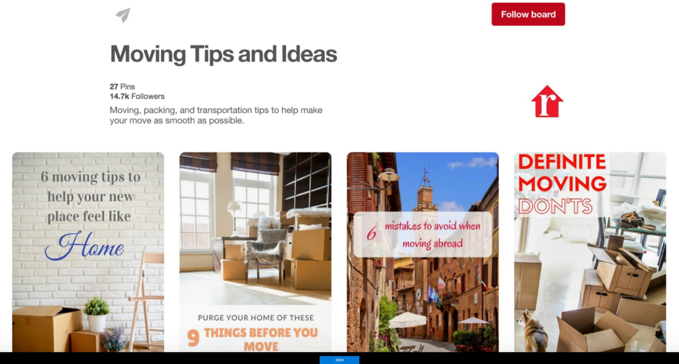 Pinterest : eCommission